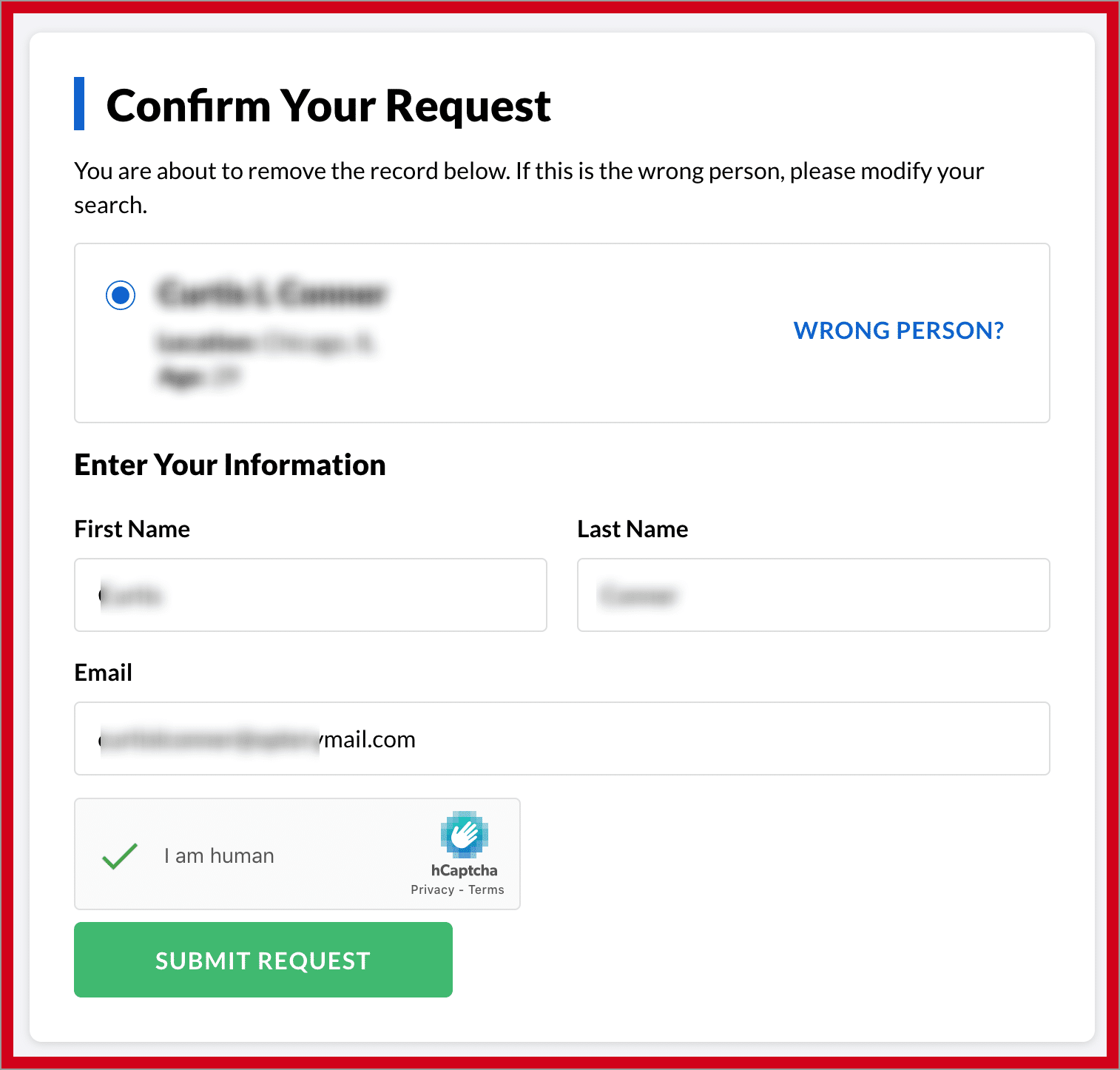 CheckPeople How To Opt Out And Remove Yourself From CheckPeople Step 
