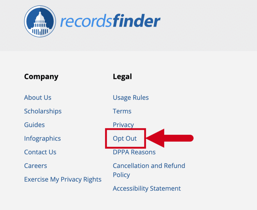 RecordsFinder: How to Opt Out of RecordsFinder | Step-by-Step ...