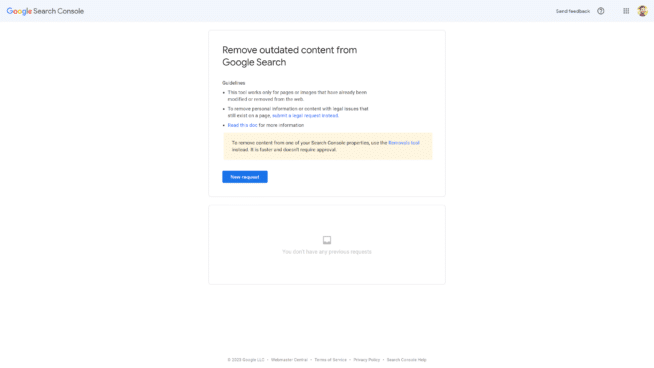 Optery and Google's Content Removal Tools - Optery