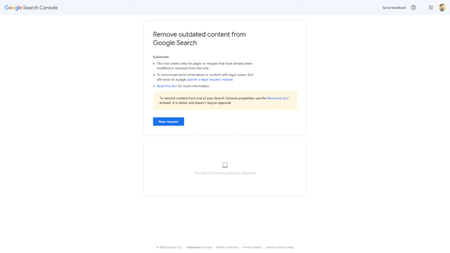 Optery and Google's Content Removal Tools - Optery