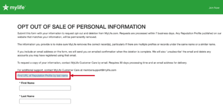 How to Opt Out of MyLife in 2025 | Step-by-Step Instructions - Optery ...