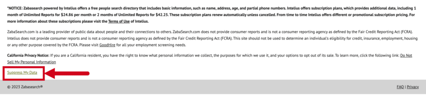 How to Opt Out of ZabaSearch in 2025 | Step-by-Step Instructions - Optery OPT OUT GUIDES
