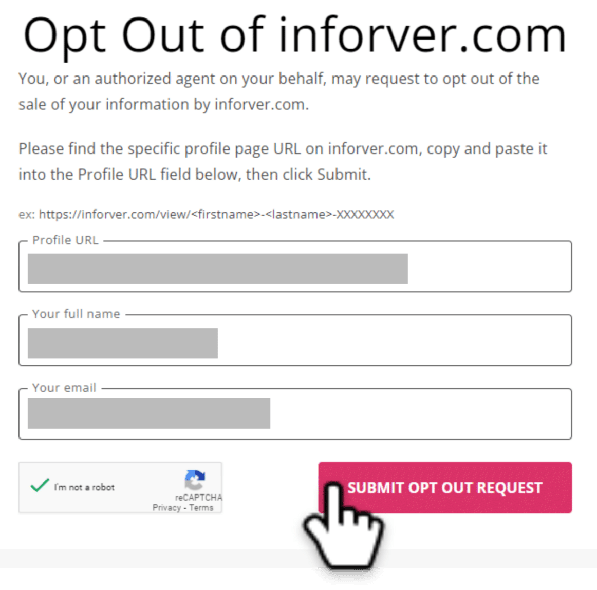 How to Opt Out of Inforver in 2025 | Step-by-Step Instructions - Optery