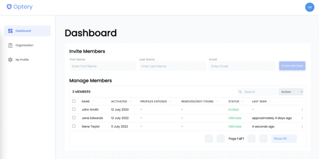Getting started with Optery for Business - Optery