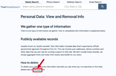 TruePeopleSearch Removal Video | Optery