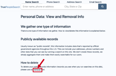 TruePeopleSearch Removal Video | Optery