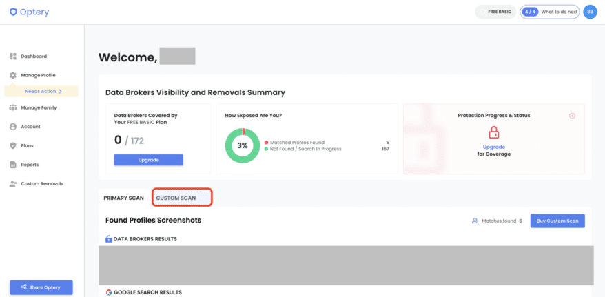 Announcing Custom Scans - Optery Announcing Custom Scans - Optery