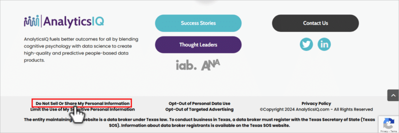 How to Opt Out of AnalyticsIQ in 2025 | Step-by-Step Instructions - Optery