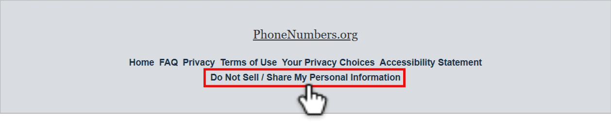 How to Opt Out of PhoneNumbers.org in 2025| Step-by-Step Instructions ...